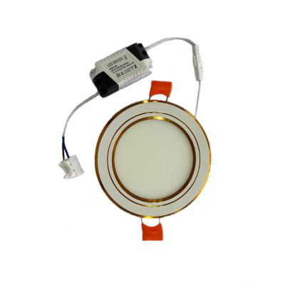 China 9W LED Recessed Ceiling Panel Lights Aluminum Alloy + PC for sale