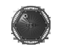 China 130lm/w UFO LED High Bay Light 200W 150W 100W Driver UGR 50/60Hz 19 UL Approved for sale
