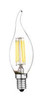 China High Efficiency E12S 4W Filament Small Screw Candle Light Bulbs 35*120mm for sale