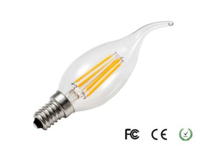 China Dimmable 240V E14 Epistar Smd LED Filament Candle Bulb 105lm/W for sale
