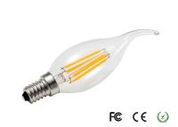 China 220V / 240V CRI 85 C35 4W Old Fashioned Filament Light Bulbs E14 Φ35*100mm for sale