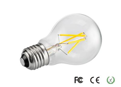China Professional 420lm CRI 85 E27 4W Dimmable LED Filament Bulb 60*105mm for sale