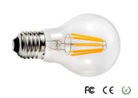 China Cold White E27 5500K 6W Dimmable LED Filament Bulb For School / Hospital for sale