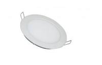 China Ultra Slim Recessed Ceiling Round LED Panel Lights 15W For Meeting Room / Factory for sale