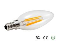 China Dimmable 420lm 220V E14 Old Style Filament Light Bulbs LED Candle Light for sale