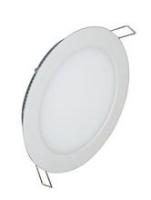 China Aluminum 15W IP44 80Ra Round LED Panel Lights Warm White With 180 Degree Beam Angle for sale