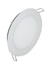 China Aluminum 15W IP44 80Ra Round LED Panel Lights Warm White With 180 Degree Beam Angle for sale