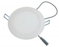 China Aluminum 15W IP44 80Ra Round LED Panel Lights Warm White With 180 Degree Beam Angle for sale