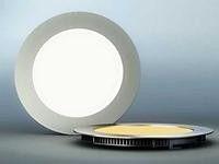 China Ultra Thin SMD2835 1200lm Round LED Panel Lights 15 Watt for Museum / Exhibition for sale