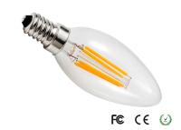 China Old Fashioned E12S 4 WATT LED Filament Candle Bulb For Hospitals / Hotels for sale