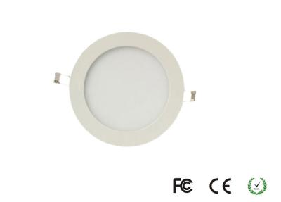 China Aluminum IP44 110 Volt Ra80 5000K Round LED Panel Lights 15W 80lm/W for sale