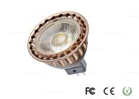 China Warm White 350lm IP20 GU3.5 AC12V 3W Dimmable LED Spotlights 6000K - 6500K for sale