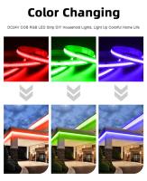 China HOYOL COB RGB LED Strip 840 LEDs/M IP65 Waterproof Flexible RGB LED Strip for sale