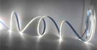 China Custom COB Flexible LED Strip 12V / 24V 6500K Cold white 384 LEDs/m for sale