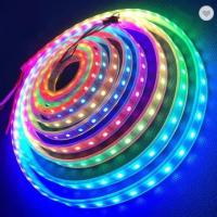 China Addressable RGB LED Strip Light WS2812B UCS2904 SMD5050 Copper Lamp Body for sale