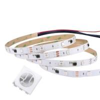 China Addressable RGB LED Strip Light WS2812B UCS2904 SMD5050 Copper Lamp Body for sale