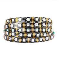 China IP30 Programmable RGB LED Strip DC12V WS2815 3.28ft 144 Pixels for sale