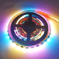 China 12V 24V 5050 RGB LED Strip Light Home Room Decor 5m Length 10mm Width for sale