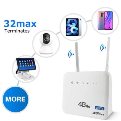 China Indoor LTE Wireless Terminal CPE 4G Router With Wifi Hotspot/Data Share/Voice Call for sale