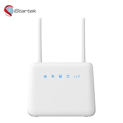 China iStartek VOLTE VPN indoor CPE 4G LTE WiFi router with RJ11 Ports and Ethernet Port for sale