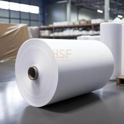 China Opaque White 60μm High Density Polyethylene Film with High Tensile Strength for Packaging for sale
