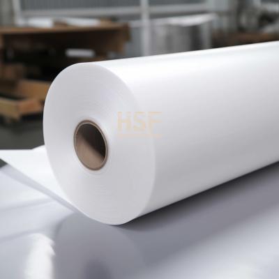 China Opaque White 120μm High Density Polyethylene Film with Water and Moisture Resistance for Industrial Packaging for sale