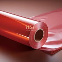 China Opaque Red 80μm Halogen Free High Density Polyethylene Film for Labels and Packaging for sale