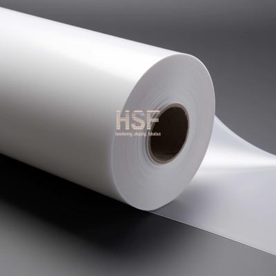 China 30μm Opaque White Monoaxially Oriented Polyethylene Film for Packaging and Industrial Applications for sale