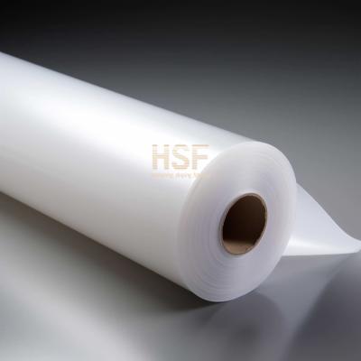 China 40μm Opaque White Oriented Polyethylene Film for Packaging and Labeling Applications for sale
