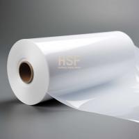 China 80μm Opaque White Monoaxially Oriented PE Film Roll UV Radiation Resistant for Packaging and Construction for sale