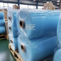 China 40μm Blue Opaque Monoaxially Oriented Polyethylene Film PE Film Roll for Packaging and Agriculture for sale