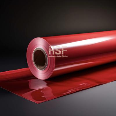 China 60μm Opaque Red Cast Polypropylene Film with High Puncture Resistance for Industrial Packaging for sale