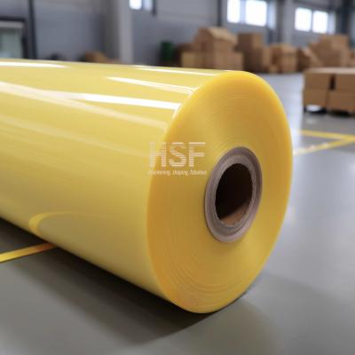 China 50μm Opaque Yellow Cast Polypropylene Film for Retail Packaging and Industrial Use for sale