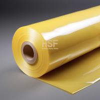 China 80μm Yellow Cast Polypropylene Film with Heat Resistance for Heavy-Duty and Industrial Packaging for sale