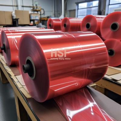 China 85μm Translucent Red MOPP Film for Festive Gift Wrapping and Bold Food Packaging for sale