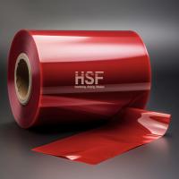 China Translucent Red 75μm MOPP Film Roll for Lamination with 1300 mm Width for sale