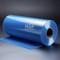 China 75μm Translucent Blue MOPP Film Roll Tear Resistant for Food Packaging and Industrial Applications for sale