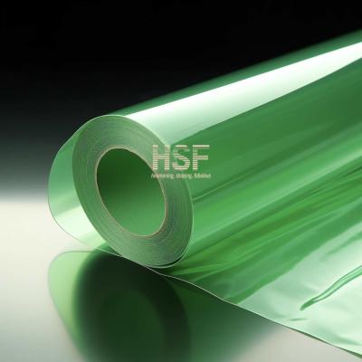 China 70μm Translucent Green MOPP Silicone Release Film for Food Packaging and Industrial Applications for sale