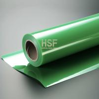 China 75μm Translucent Green MOPP Silicone Release Film for Promotional Applications and Label Manufacturing for sale
