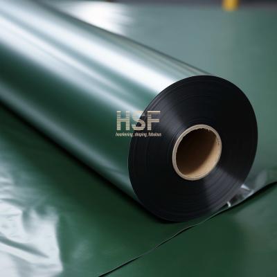 China 40μm Opaque Green PE Release Film With UV Cured Silicone For Protective Packaging And Labeling for sale