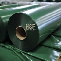 China 60μm Opaque Green PE Release Film With UV Cured Silicone For Protective Packaging And Labeling for sale
