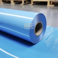 China 120μm Opaque Blue PE Release Film Silicone UV Cured for Protective Packaging and Industrial Applications for sale