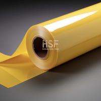 China 60μm Opaque Yellow CPP Silicone Coated Release Film with High Temperature Resistance for sale
