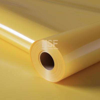 China 40μm Yellow Cast Polypropylene Silicone Coated Release Film for Food Packaging and Industrial Applications for sale