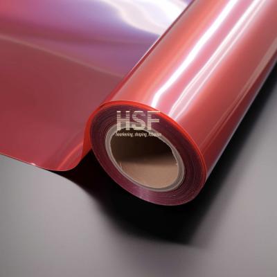 China 85μm Translucent Red MOPP Silicone Release Film for Food Packaging and Lamination for sale