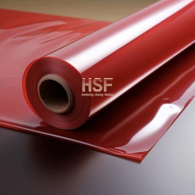 China ISO Standard 40μm Translucent Red Cast Polypropylene Silicone Release Film for Industrial Packaging for sale