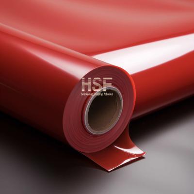 China 60μm Opaque Red CPP Cast Polypropylene Silicone Release Film for Industrial Packaging for sale