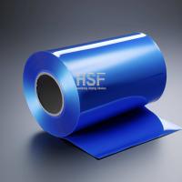 China 75μm Opaque Blue MOPP Silicone Release Film with 1300mm Width for Industrial and Packaging Applications for sale