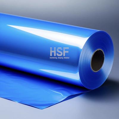 China 70μm Opaque Blue MOPP Silicone Coated Release Film for Food Packaging, Lamination, and Industrial Labels for sale