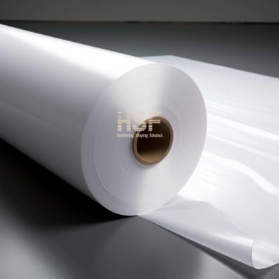 China 120μm Opaque White PE Silicone Release Film with 2000mm Width for Protective Packaging and Labeling for sale